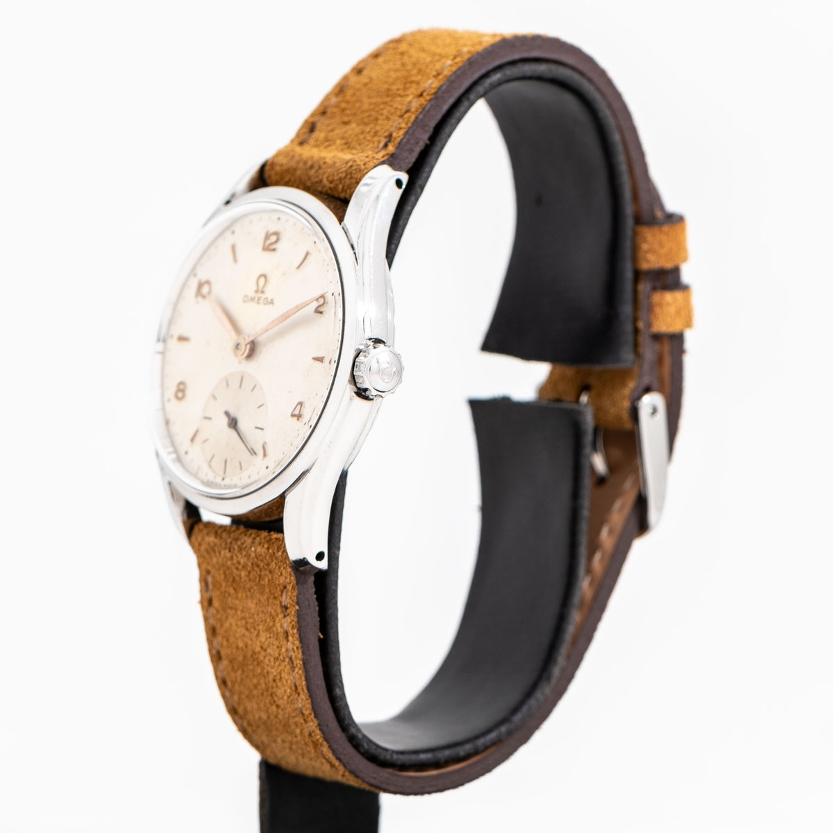 1952 Vintage Omega No Lume Dial Ref. 2639-9 Stainless Steel Watch (# 1 ...