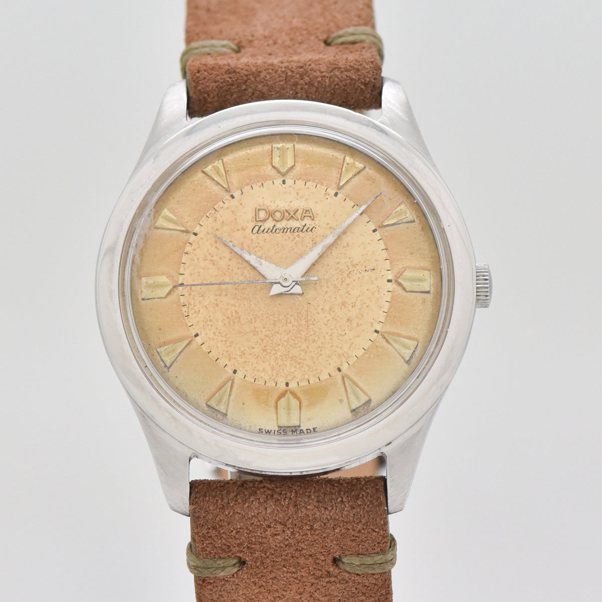 1960's Vintage Doxa Automatic Stainless Steel Watch (# 14735) – Second ...